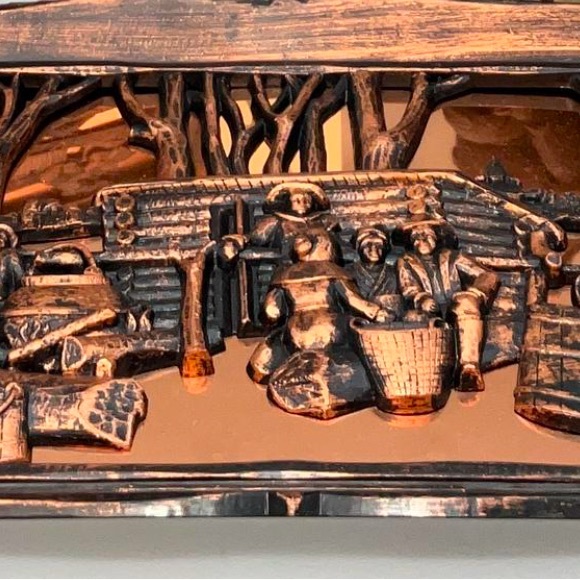 Art | Vintage Coppercraft Guild Copper 3d Wall Art Maple Sugar | Poshmark